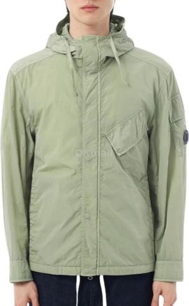 C.P. Company C.p. Company, Homme, Vestes, Vert, Taille: L Cargo Chrome-R Hooded Jacket