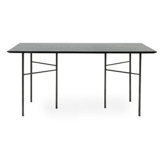 Ferm Living Table rectangulaire Mingle en bois FSC, pieds m&eacute;tal Ferm Living