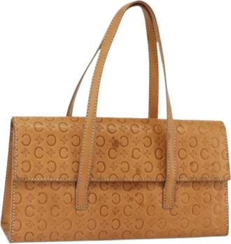 Celine Sac &agrave; main Pre-owned Vintage Macadam en toile - Femme - Pre-owned - Beige - Taille: ONE Size