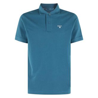 Barbour Tartan Pique Polo Shirt - - Tops - Herren - Blau - S