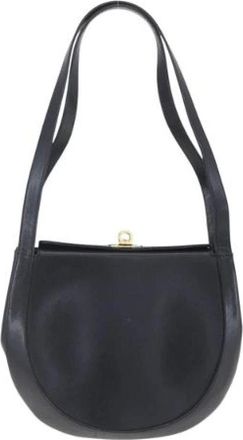 Ferragamo Pre-owned Gancini Shoulder Bag - Femme - Pre-owned - Noir - Taille: ONE Size