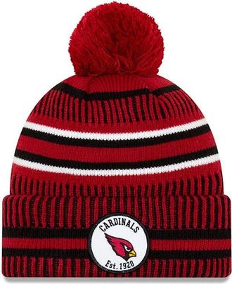 New Era Herren Arizona Cardinals Beanie, Dark Red, One Size