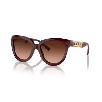 Tiffany & Co. Femme, Accessoires, Brun, Taille: 53 MM Red Brown/Pink Grey Shaded Lunettes de soleil