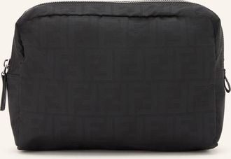 Fendi Kulturtasche Medium Ff Light schwarz