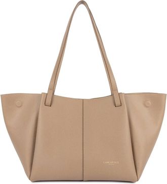 Lancaster Femme, Sacs, Beige, Taille: ONE Size Shoulder Tote M Sierra Haus