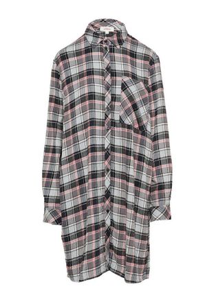 s.Oliver Langarmbluse Kleid Strukturierte Longbluse aus Viskosemix