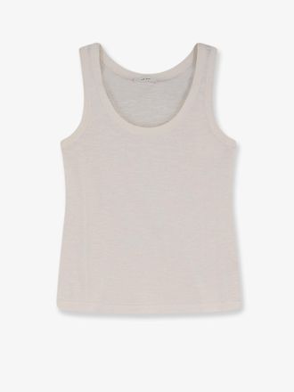 The Row Nobue tank top in cotton and linen blend - THE ROW - gender_Woman