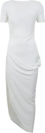 Jacquemus Femme, Robes, Blanc, Taille: 40 FR La Robe Sole