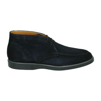 Magnanni Blaue Wildleder Business Schuhe mit Gummisohle - - Shoes - Herren - Blau - 46 EU