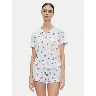 Kate Spade New York Pyjama KSI12749 Himmelblau Regular Fit