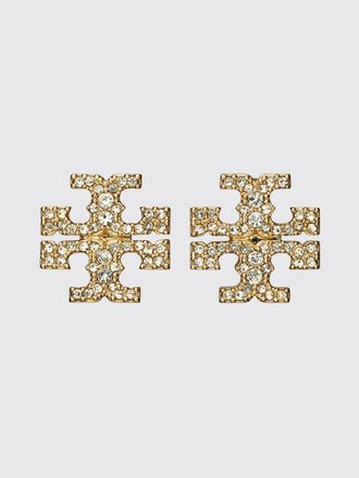 Tory Burch Boucles doreilles Icon en laiton avec strass sertis