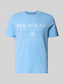 Mc Neal T-Shirt mit Label-Print und Rundhalsausschnitt