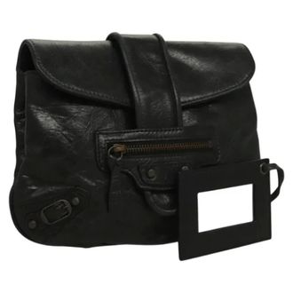 Balenciaga Pre-owned Cuir sacs-balenciaga - Femme - Pre-owned - Noir - Taille: ONE Size