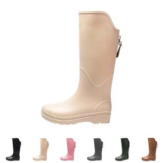 Generic Bottes en caoutchouc imperm&eacute;ables larges pour homme - Pour le travail et la pluie - Pour lext&eacute;rieur, la neige, la pluie - Longueur genou - Bottes de j