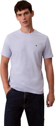 Calvin Klein Herren SS Classic Monogram Tee LV04RD254G Tees, Violett (Casual Blue), M, Violett (Casual Blue), M