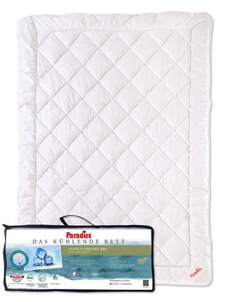 Paradies die aktive K&uuml;hldecke - Cool Comfort Bio Sommerdecke 155x220 cm
