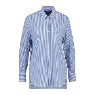 Caliban Damen, Blusen & Hemden, Blau, SGr&ouml;&szlig;e