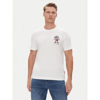 Joop JOOP! Jeans T-Shirt 15 JJJ-23Alonzo 30045691 Wei&szlig; Modern Fit