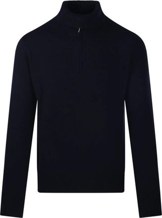 Altea Pull &agrave; col rond en laine m&eacute;rinos - Homme - Pulls - Bleu - Taille: XL