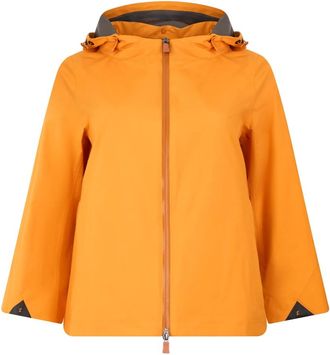 Herno Femme, Vestes, Orange, Taille: 32 FR Veste de pluie orange avec capuche