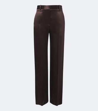 Tom Ford Pantalon ample en satin de soie