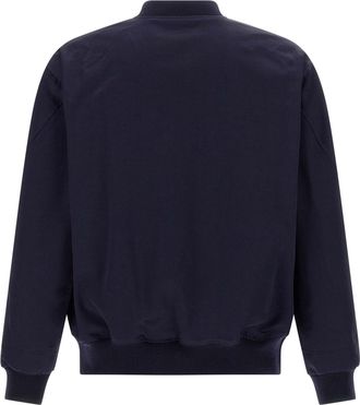Givenchy Logo-Embroidered Bomber Jacket - Navy