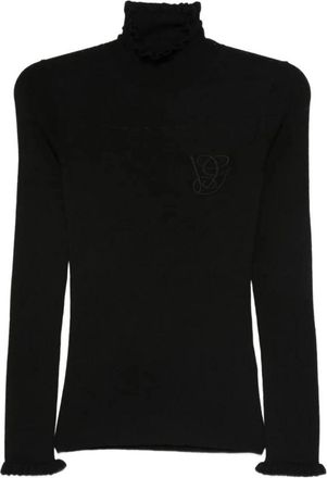 Valentino Sweat &agrave; Logo - - Knitwear - Damen - Schwarzk - S