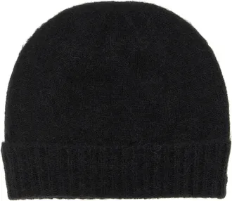 Vivienne Westwood VI344324BM Wool-Blend Ribbed Beanie - Black