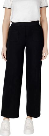 Street One Femme, Pantalons, Noir, Taille: 40 FR L30 Pantalon Palazzo en Viscose Noir