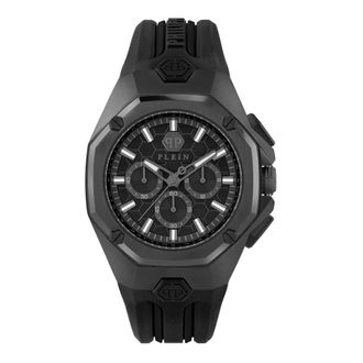 Philipp Plein Octagon Black Watch - - Accessories - Herren - Schwarzk - ONE SIZE