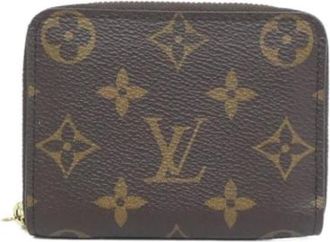Louis Vuitton unisex, Pre-owned, Brun, Taille: ONE Size Portefeuille en Toile Pre-owned