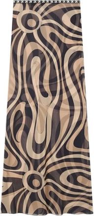 Pucci Femme, Jupes, Multicolore, Taille: 36 FR Skirt Beige Nero 007