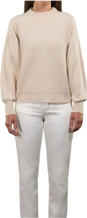 Moorer Femme, Pulls, Beige, Taille: 42 FR Noam Sweater