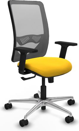 Piqueras y Crespo Home Office Schreibtischstuhl Zulema mit 2D-Armlehnen, h&ouml;henverstellbare Lendenwirbelst&uuml;tze, ausgestattet mit Sincro 3 Positionen und Schneideschaum, 