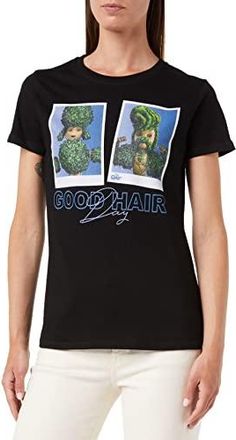 MARVEL &laquo; Baby Groot Good Hair Day &raquo; WOIAMGMTS003 T-Shirt Femme, Noir XL