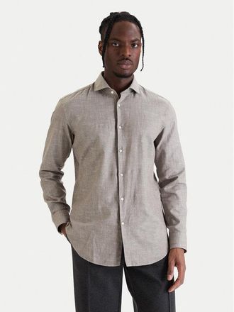 HUGO BOSS Hemd Kason 50539775 Beige Slim Fit