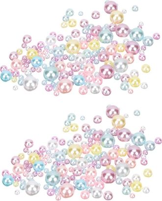 Lurrose Schwimmende No Hole Perlen für Vasen Deko Bunte Künstliche Schmuckperlen für DIY Wohnzimmertisch Braut Hochzeitsfeier Dekoration