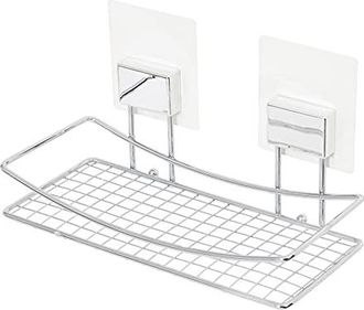 Compactor BESTLOCK Magic Bath Badablage, selbstklebend, 25x11,5x15 cm, Chrom