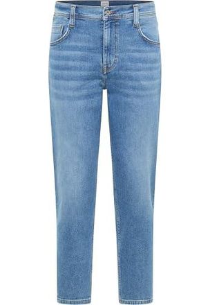 Mustang Jeans Style Denver Tapered Jeans, Bleu Moyen, 32W / 32L Hommes