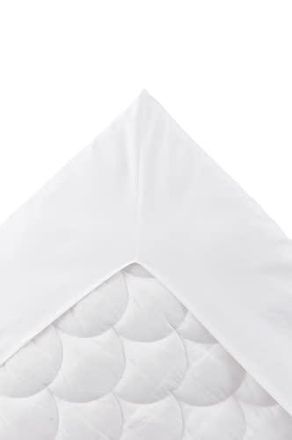 Jotex Jotex Kerstin Spannbettlaken, Weiß, 90 x 200 cm