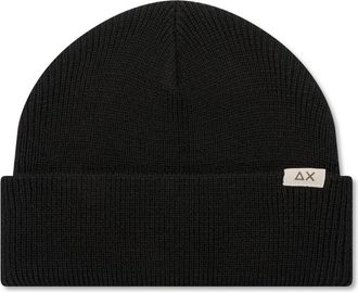 Sun 68 Homme, Accessoires, Noir, Taille: ONE Size Chapeau en Laine Côtelée en Polyester