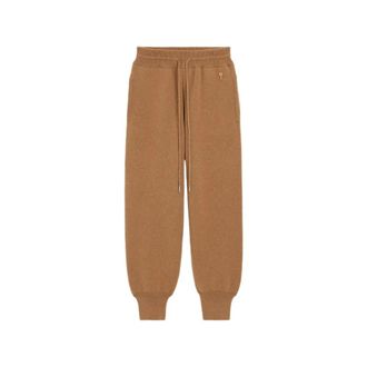 Ami Pantalon de jogging en laine - Homme - Pantalons - Brun - Taille: XL