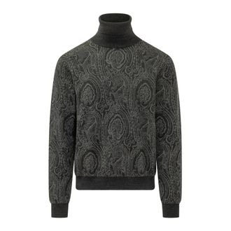 Etro Roma Strick-Rollkragenpullover - - Knitwear - Herren - Grau - XL