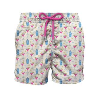 Saint Barth Homme, Maillots de bain, Multicolore, Taille: M Lighting Swim Shorts