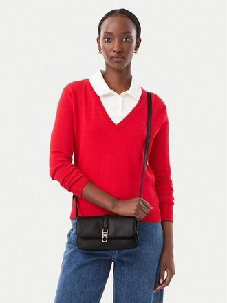 Tommy Hilfiger Handtasche Th Libre Mini Crossover AW0AW19198 Schwarz