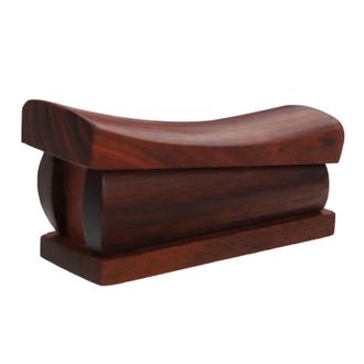 Cabilock 1stk Kleiner Sarg Aus Sandelholz Figuren S&auml;rge Schatullen Dekorative Wohnaccessoires Halloween Friedhof Grabsteine China Aufkleber Traditionelle Verzi