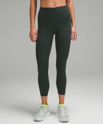 lululemon Legging Wunder Train taille haute pour Femmes - 64 cm - Vert - Taille 14