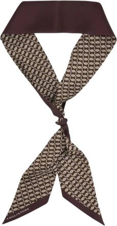 Tagliatore Homme, Accessoires, Brun, Taille: ONE Size Silky Scarves