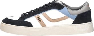 HUGO BOSS Homme, Chaussures, Blanc, Taille: 41 EU Rhys Tenn Baskets