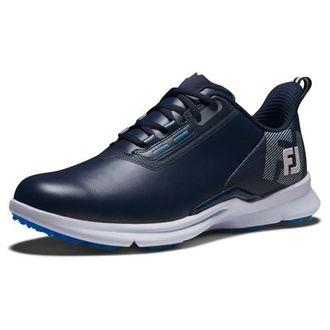 FootJoy Homme Fuel Chaussure de Golf, Blanc/Bleu Marine, 45 EU